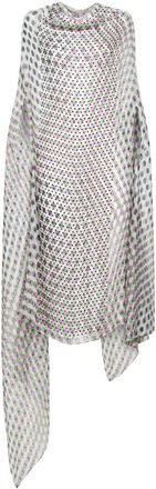 Dries Van Noten Femme, Robes, Beige, Taille: 38 FR Printed Silk Dress