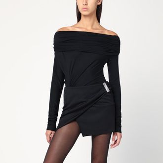 Andamane Black Zoe off-the-shoulder top