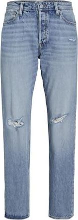 Jack & Jones Jjichris Jjoriginal Sq 537 Jeans, Bleu Denim, 32W x 32L Homme