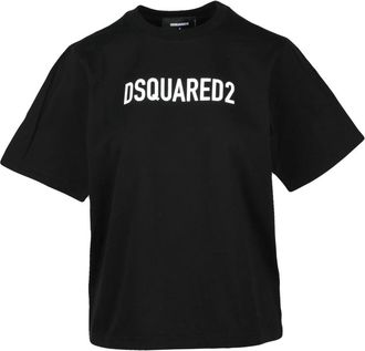 Dsquared2 Femme, Tops, Noir, Taille: 38 FR T-Chemises