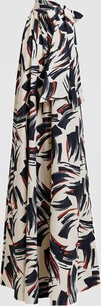 Essentiel Robe Longue Jayda Blanc Noir