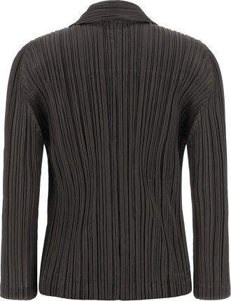 Pleats Please Issey Miyake Blazer - Anthracite Gray