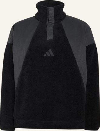 ADIDAS TERREX Adidas Terrex Terrex Xploric Climawarm Pullover, Flauschiges Material, Druckknopfverschluss schwarz
