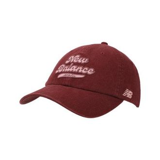 New Balance Unisexe 6 Panel Femme Athletics Legacy Hat en Rouge, Coton, Taille OSZ