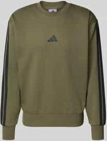 adidas Sweatshirt mit Logo und Rundhalsausschnitt