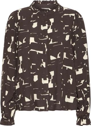 Ichi Ichi, Femme, Blouses et Chemises, Brun, Taille: 44 FR Ihvera Sh23 Bluser