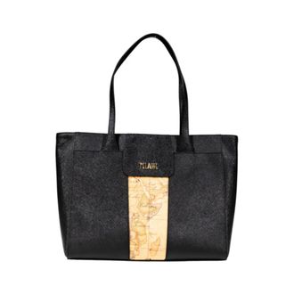 Alviero Martini 1A Classe Schwarze Damenhandtasche mit Rei&szlig;verschluss - - Bags - Damen - Schwarzk - ONE SIZE