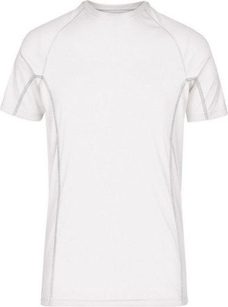 James & Nicholson Laufshirt Doppelpack Herren Sportshirt modische reflektierende Details JN421 (Doppelpack, 2 Stück) Feuchtigkeitsregulierend, atmungsaktiv und schnell 