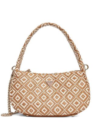 Guess Co sac porté épaule à design tissé - Tons neutres