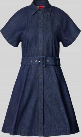 HUGO BOSS Tailliertes Freizeitkleid aus reiner Baumwolle Modell KASTINA
