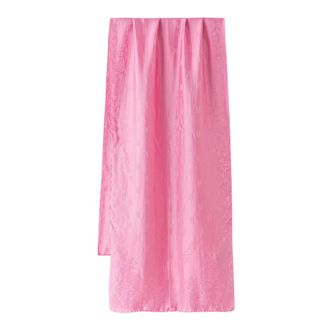Moschino Bedruckter Seidenschal - - Accessories - Damen - Rosa - ONE SIZE