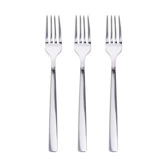 San Ignacio Q4392 Set 3 St&uuml;ck Dessertgabeln Edelstahl gl&auml;nzend