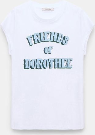 Dorothee Schumacher Rundhalsshirt mit FRIENDS OF DOROTHEE Print