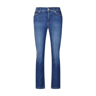 Cambio Cropped Straight-Leg Jeans Piper