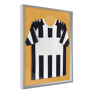 Bildershop-24 Objektrahmen Trikotrahmen Vario inkl. Bügel und Passepartout 80x100cm Mattsilber (lackiert)