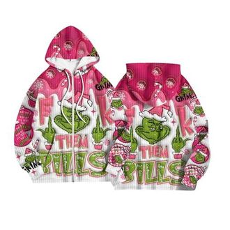 Generic Le Grinch Sweat A Capuche Femme Sweatshirts Sweet Oversize Hiver De Chaud Vetement Moche Plaid Deguisement Polaire 2025 Pilou Costume Pull Pulls Adult