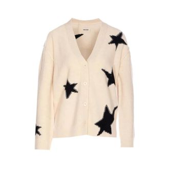 Zadig&Voltaire Mirkaz Ws Star Cardigan - - Knitwear - Damen - Beige - S