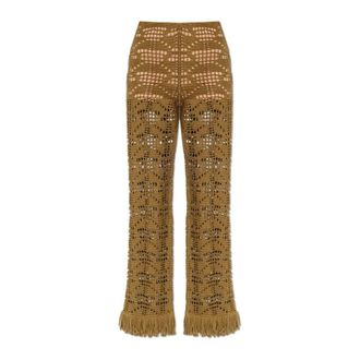 Etro Woven Hosen - - Trousers - Damen - Gr&uuml;n - S