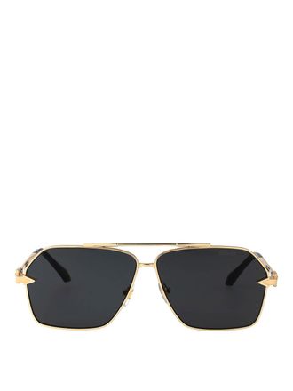 Versace Lunettes De Soleil - Or