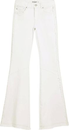 Desigual Femme, Jeans, Beige, Taille: 34 FR Pantalon &Eacute;vas&eacute; Fairon