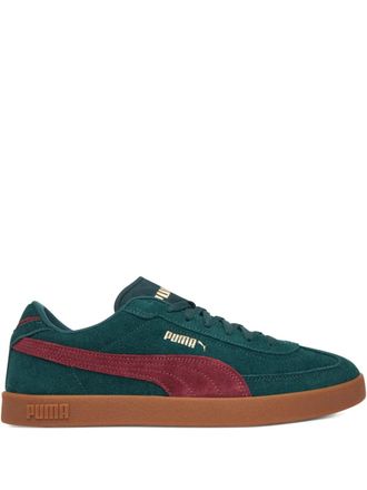 Puma baskets Club II Era en daim - Vert
