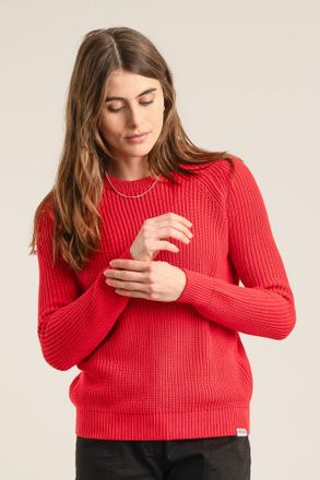 Komodo Damen vegan Pullover Sergio Rot