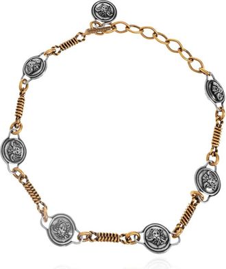 Versace unisex, Accessoires, Jaune, Taille: ONE Size Brass Necklace