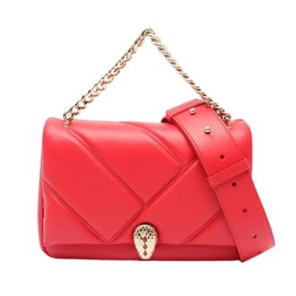 Bulgari Pre-owned Serpenti Cabochon Leder 2way Handtasche - - Pre-owned - Damen - Rot - ONE SIZE