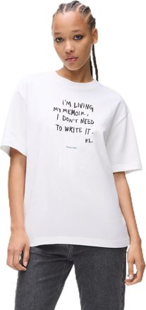 Karl Lagerfeld Relaxed karlism Tee, White, L