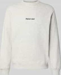 Jack & Jones Sweatshirt mit Rundhalsausschnitt und Label-Stitching