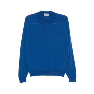 John Smedley Herren, Oberteile, Blau, XLGr&ouml;&szlig;e