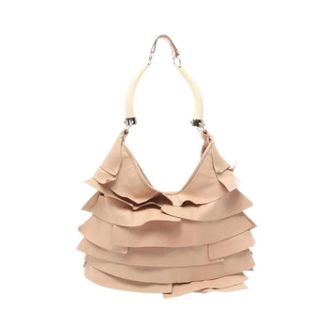 Saint Laurent Pre-owned Leather Shoulder Bag - - Pre-owned - Damen - Beige - ONE SIZE