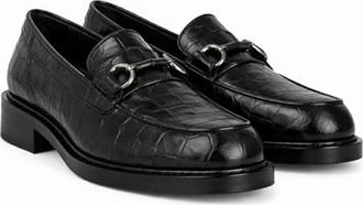 Lince Lince Mocassins avec ornement m&eacute;tallique confortable | Semelle en caoutchouc | Semelle int&eacute;rieure en gel amovible | I51206 | Fabriqu&eacute; en Espagne, Cuir