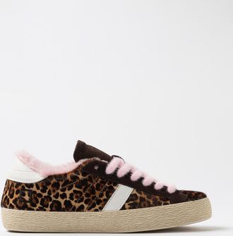 D.A.T.E. hill low fur leopard brown