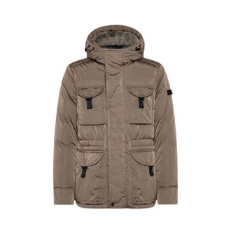 Peuterey Herrenjacke aus Kunstpelz und Sesam - - Jackets - Herren - Braun - S