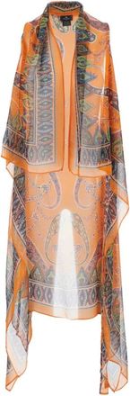 Etro Femme, Maillots de bain, Orange, Taille: ONE Size Printed Gilet