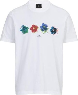 Paul Smith T-shirt droit imprim&eacute; en coton