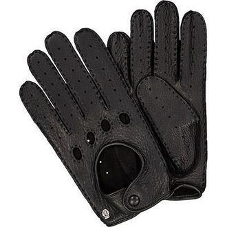 Roeckl Herren Autofahrer-Handschuhe schwarz Nappa