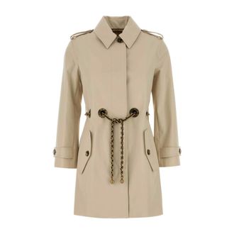 Burberry Femme, Manteaux, Beige, Taille: 36 FR Manteau court en gabardine Stonehaven