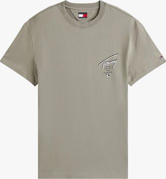 Tommy Hilfiger T-shirt en jersey &agrave; logo signature au dos