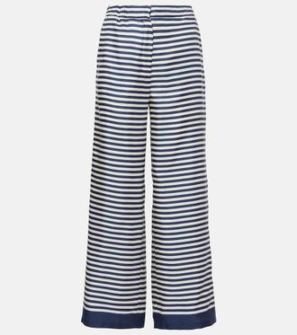 Max Mara Weite Hose Nine aus Seide