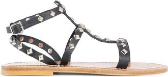 K.Jacques K. JACQUES WOMAN BLACK SANDALS & SLIDES