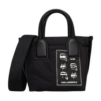 Karl Lagerfeld Mini Tote Bag - - Bags - Damen - Schwarzk - ONE SIZE