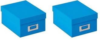 Walther Design Aufbewahrungsboxen oceanblau 10 x 15 cm Fun FB-115-U (Packung mit 2)