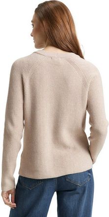 Tom Tailor Strickpullover mit Rippb&uuml;ndchen
