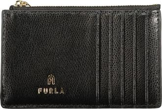 Furla Femme, Accessoires, Noir, Taille: ONE Size Camelia M Zipped Card Wallet