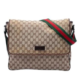 Gucci Sac bandouli&egrave;re en toile Pre-owned - Femme - Pre-owned - Beige - Taille: ONE Size