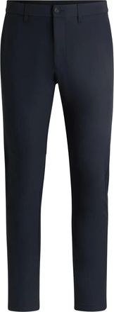 BOSS pantalon chino &agrave; coupe droite - Bleu