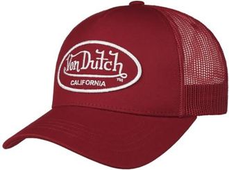 Von Dutch Casquette de baseball classique ovale avec logo Trucker - En maille - Pour homme et femme - Avec visi&egrave;re - Printemps-&eacute;t&eacute;, automne, hiver, printemps, &eacute;