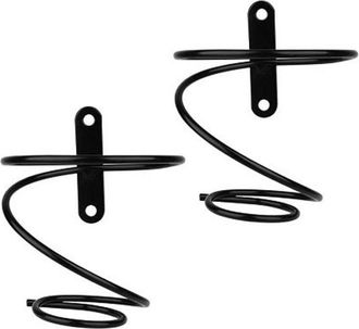 OSALADI Veemoon 2 St&uuml;ck Wandmontierte Weinflaschenhalter aus Eisen H&auml;nge Weinregal f&uuml;r Hausbar und Restaurant Platzsparend mit Schrauben Zur Einfachen Montage